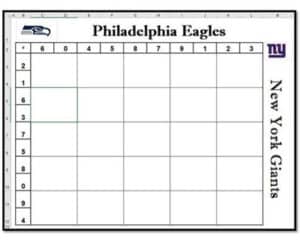 How A 25-Square Football Board Works - Play Football Squares